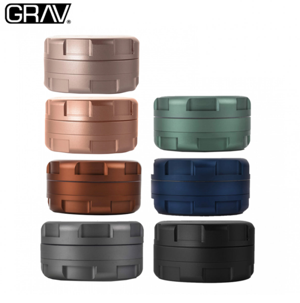 GRAV Grinder – 3-Piece Aluminum, Non-Clogging Design, Compact Size ...