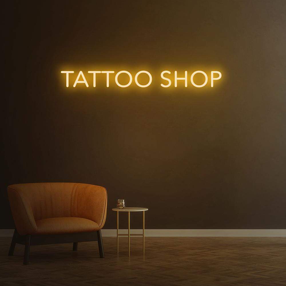 Tattoo Shop Neon Sign | LED Wall Art for Tattoo Studios and Businesses ...